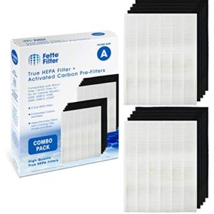 fette filter - 115115 premium true hepa h13 filter compatible with winix filter a 115115 size 21 plasma wave air purifier am90 p300 5300 5500 5300-2 6300-2 6300 c909 9800 c535 2 + 8 pack