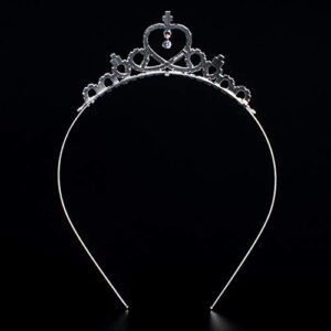 Girls Princess Crystal Tiara Crown For Birthday Party(Style1)