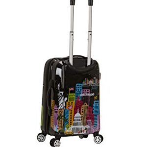 Rockland Departure Hardside Spinner Wheel Luggage, America, 2-Piece Set (20/28)