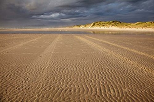 Posterazzi Sand Ripples Beach Tasmania Australia Poster Print by David Wall, (29 x 19)