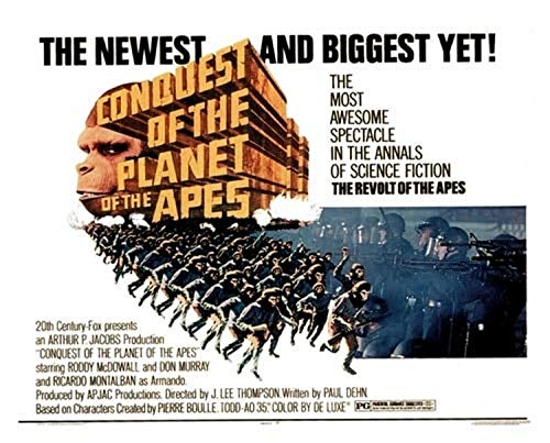 Conquest Of The Planet Of The Apes Poster 1972 (C) 20Th Century Fox Tm & Copyright Courtesy Everett Collection Movie Poster Masterprint (28 x 22)