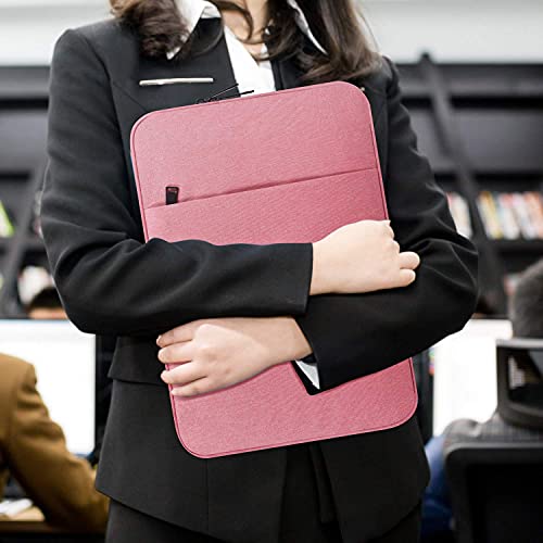 14-15 Inch Laptop Sleeve Bag Waterproof Shockproof Notebook Case for Acer Chromebook 14/Acer Aspire 14", HP Steam 14/HP Chromebook 14, MacBook Pro 15"/15.4", LG Gram 14, 14 inch Laptop Bag, Pink