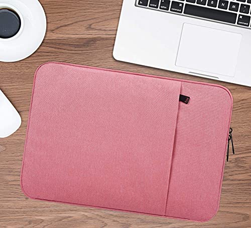 14-15 Inch Laptop Sleeve Bag Waterproof Shockproof Notebook Case for Acer Chromebook 14/Acer Aspire 14", HP Steam 14/HP Chromebook 14, MacBook Pro 15"/15.4", LG Gram 14, 14 inch Laptop Bag, Pink