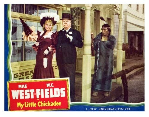 Posterazzi My Little Chickadee Mae West W.C. Fields George Moran 1940. Movie Masterprint Poster Print, (28 x 22)