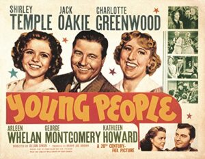 posterazzi young people shirley temple jack oakie charlotte greenwood 1940 (c) 20th century fox tm & copyright/courtesy: everett collection photo poster print, (28 x 22)