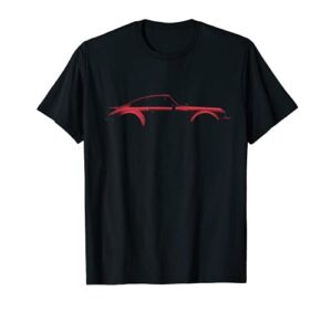 911 silhouette | classic car retro t-shirt | vintage light