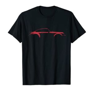 911 Silhouette | Classic Car Retro T-Shirt | Vintage Light