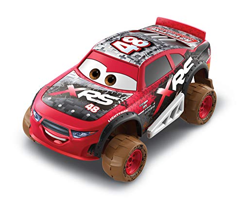 Mattel Disney Cars Toys XRS Mud Racing Racing T. G. Castlenut Vehicle 155 Scale Die-Casts, Real Suspensions, Off-Road, Dirt-Splashed Design, All-Terrain Wheels, Ages 3 and upâ€‹