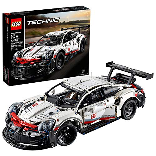 LEGO Technic Porsche 911 RSR Race Car Model Building Kit 42096, Advanced Replica, Exclusive Collectible Set, Gift for Kids, Boys & Girls