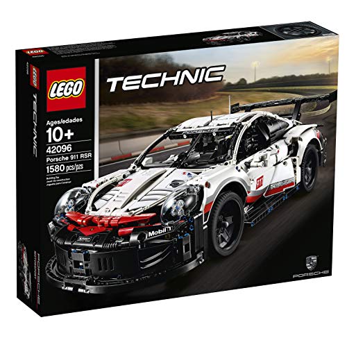 LEGO Technic Porsche 911 RSR Race Car Model Building Kit 42096, Advanced Replica, Exclusive Collectible Set, Gift for Kids, Boys & Girls