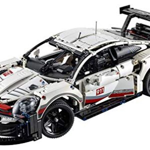 LEGO Technic Porsche 911 RSR Race Car Model Building Kit 42096, Advanced Replica, Exclusive Collectible Set, Gift for Kids, Boys & Girls