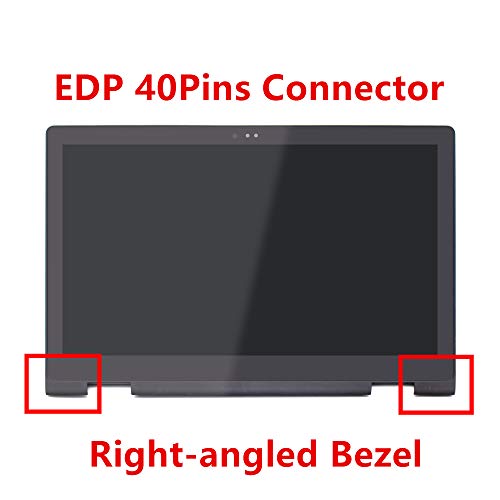 LCDOLED Replacement 15.6 inches FullHD 1920x1080 IPS B156HAB01.0 40Pins LED LCD Display Touch Screen Digitizer Assembly with Bezel for Dell Inspiron 15 5568 i5568 5578 i5578