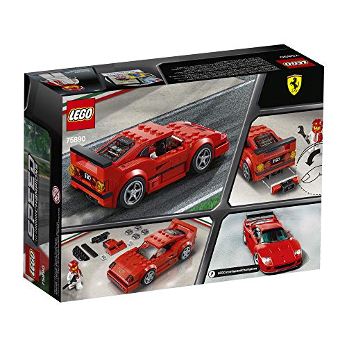 LEGO Speed Champions Ferrari F40 Competizione 75890 Building Kit (198 Pieces)