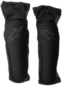 alpinestars men's paragon plus knee/shin protector, black, large