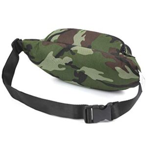 Fannypack with Speakers. Bluetooth Fanny Pack for Parties/Festivals/Raves/Beach/Boats. Rechargeable, Works with iPhone & Android. (Camo, 2023 Edition)