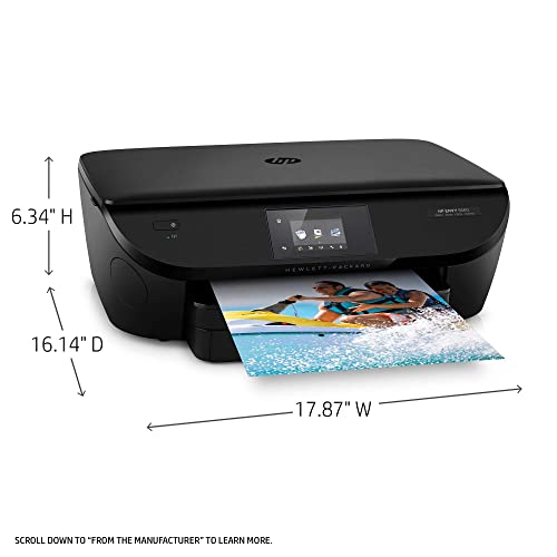 HP ENVY 5660 Wireless All-in-One Photo Printer with Mobile Printing, HP Instant Ink & Amazon Dash Replenishment ready (F8B04A) (Renewed)