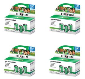 12 rolls fuji superia x-tra 400 135-36 35mm film 3pk color ch by fujifilm