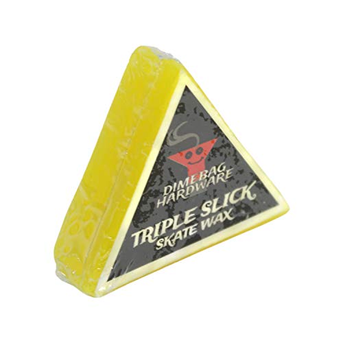 Dime Bag Hardware Triple Slick Skateboard Curb Wax Lemon - Yellow 4 Pack