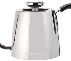 KitchenAid Precision Gooseneck Stovetop Kettle, 1 Liter, Stainless Steel