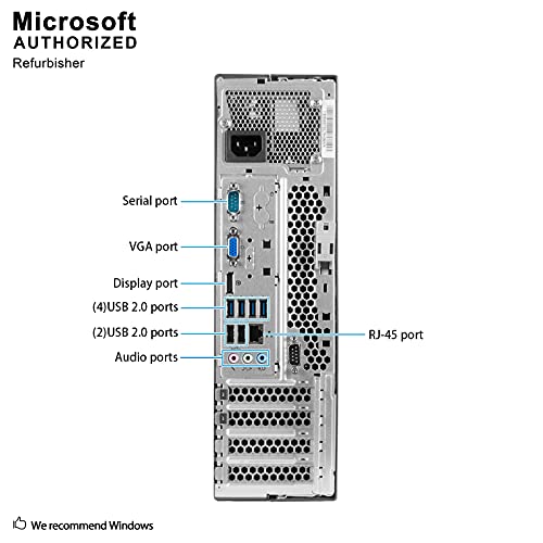 lenovo ThinkCentre M92p Business Desktop Computer - Intel Core i7 Up to 3.9GHz, 16GB RAM, 480 GB SSD, Windows 10 Pro (Renewed)