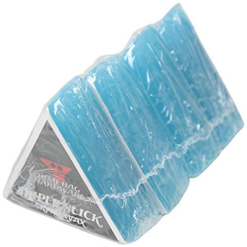 Dime Bag Hardware Triple Slick Skateboard Curb Wax, Blueberry (Pack of 4)