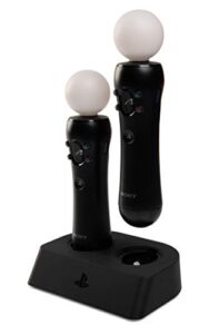 powera charging dock for playstation vr move motion controllers - psvr - playstation 4