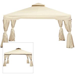 garden winds replacement canopy top cover for the portofino toscano 14 x 12 gazebo - riplock 350