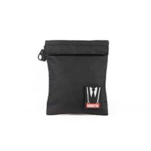 DIME BAGS Omerta Capo Carbon Filter Pouch Dual Velcro Seal | Carbon-Lined Pouch with Activated Carbon Technology (6 Inch, Black)