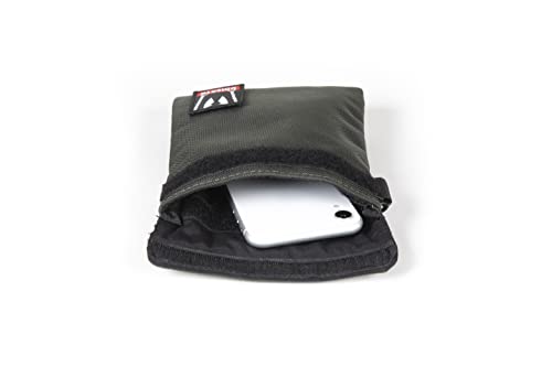 DIME BAGS Omerta Capo Carbon Filter Pouch Dual Velcro Seal | Carbon-Lined Pouch with Activated Carbon Technology (6 Inch, Black)