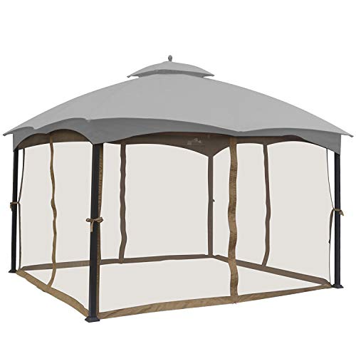 Replacement Netting Walls for 10' x 12' Gazebo by ABCCANOPY Beige