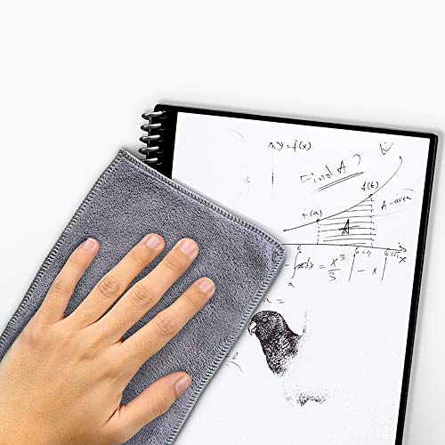 Rocketbook Smart Reusable Notebook Set - Dot-Grid Eco-Friendly Notebook with 2 Pilot Frixion Pens & 2 Microfiber Cloths Included - Midnight Blue Covers, Executive (6" x 8.8”) & Mini Size (3.5" x 5.5")