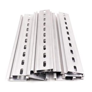 erayco 20 pieces din rail slotted aluminum rohs 7.5" inches long 35mm wide 7.5mm high