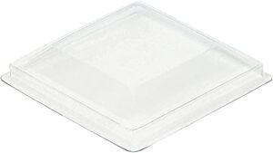 dlux 50 lids for 3 oz square tall mini dessert cups