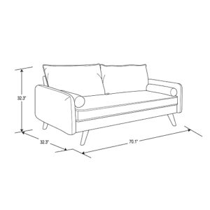 Lifestyle Solutions Calgary Sofa, Grey