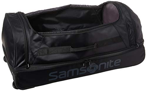 Samsonite Andante 2 Wheeled Rolling Duffel Bag, All Black, 32-Inch