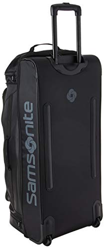 Samsonite Andante 2 Wheeled Rolling Duffel Bag, All Black, 32-Inch