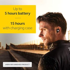 Jabra Elite Active 65t Alexa Enabled True Wireless Sports Earbuds with Charging Case – Titanium Black (Renewed)