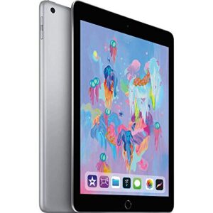 2018 apple ipad (wifi, 128gb) space gray (renewed)