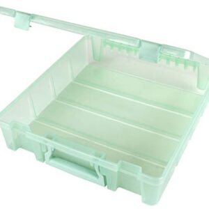 ArtBin 6955RJ Super Satchel 1-Compartment Box, Art & Craft Organizer, 1-Pack, Translucent Mint