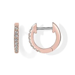 PAVOI Womens 14K Gold-Plated-Base Rose Gold Post Cubic Zirconia Cuff Earring