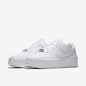 Nike Womens WMNS Air Force 1 Sage Low AR5339 100 Triple White - Size 12W