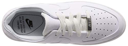 Nike Womens WMNS Air Force 1 Sage Low AR5339 100 Triple White - Size 12W