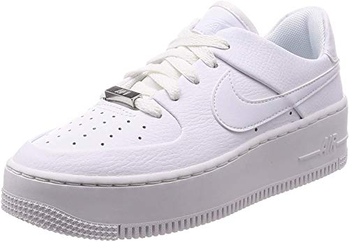 Nike Womens WMNS Air Force 1 Sage Low AR5339 100 Triple White - Size 12W