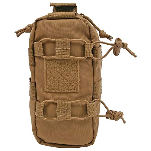 Grey Ghost Gear, Slim Medical Pouch, Coyote Brown, 500D Cordura Nylon, 5"x4"x2.5"