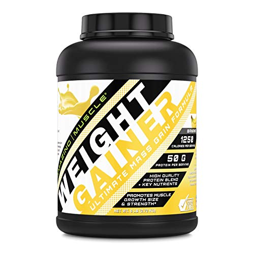 Amazing Muscle - Whey Protein Gainer - 6 Lb - Supports Lean Muscle Growth & Workout Recovery (Banana)