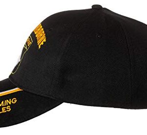 Officially Licensed US Army 101st Airborne Division Screaming Eagles Embroidered Black Adjustable Baseball Cap