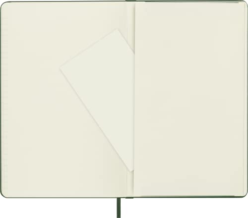 Moleskine Classic Notebook, Hard Cover, Large (5" x 8.25") Ruled/Lined, Myrtle Green, 240 Pages