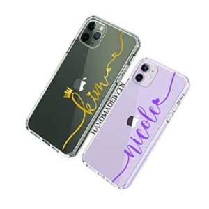 Name Clear Samsung galaxy S23 ultra S22+ S21 Plus S21 Ultra iPhone 15 Pro max iPhone 14 Plus 13 pro iphone 12 11 mini | Gifts for her Mother Women Daughter Friends