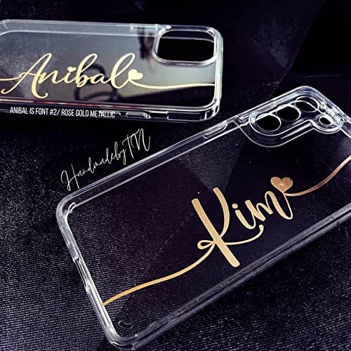 Name Clear Samsung galaxy S23 ultra S22+ S21 Plus S21 Ultra iPhone 15 Pro max iPhone 14 Plus 13 pro iphone 12 11 mini | Gifts for her Mother Women Daughter Friends