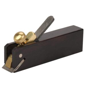 Portable Wood Hand Planer Ebony Mini DIY Cable-line Woodworking Plane Carpenter Wood Cutting Tool for Trimming ChamfeEdge Sloping